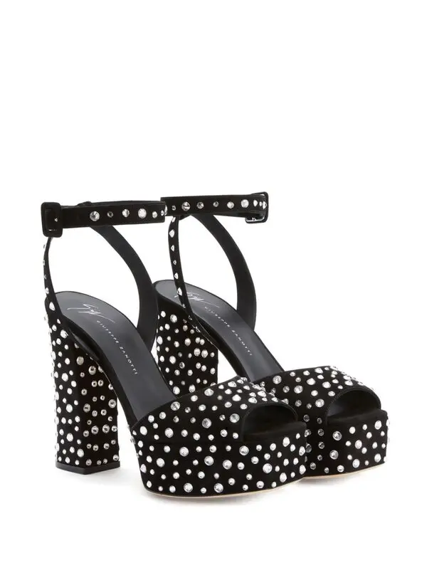 GIUSEPPE ZANOTTI 120mm Betty Sparkle Sandals