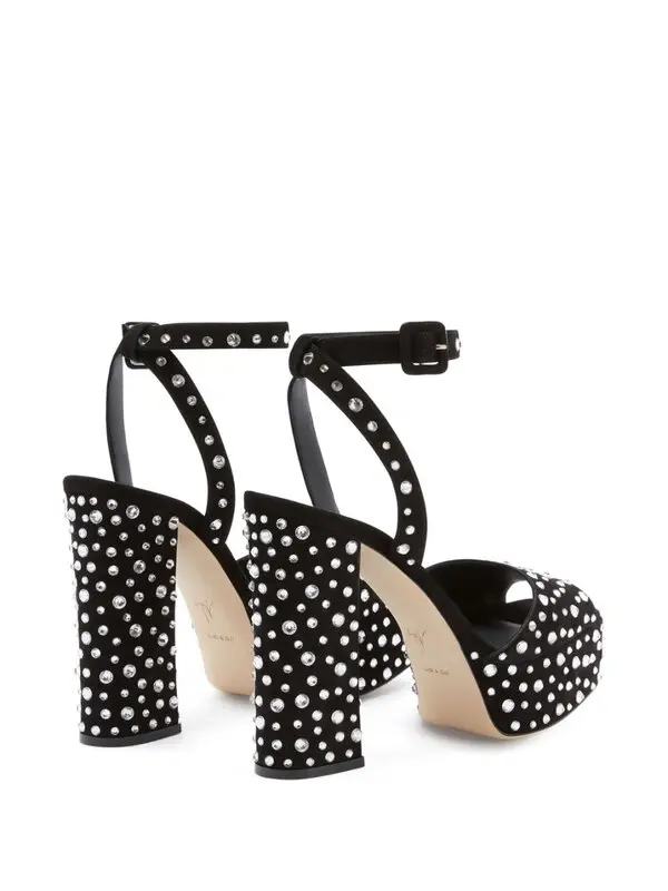GIUSEPPE ZANOTTI 120mm Betty Sparkle Sandals