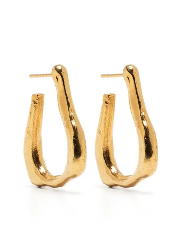 ALIGHIERI The Link Of Wanderlust Hoop Earrings - Gold