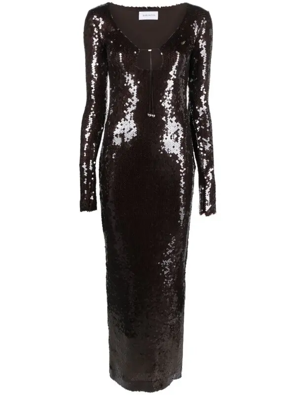 16Arlington Solaria Sequin-embellished Maxi Dress