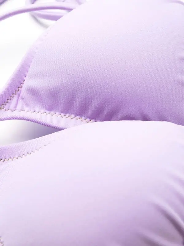REINA OLGA Miami Lurex Bikini Set - Purple