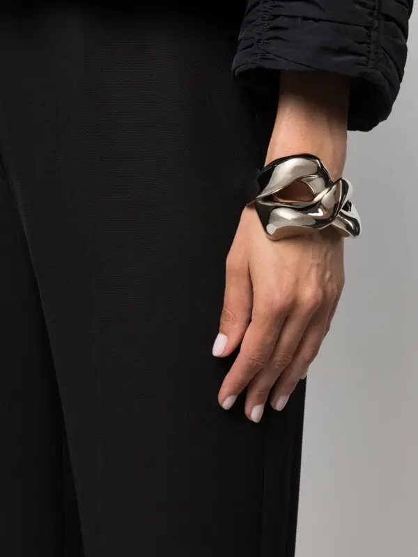 Alexander McQueen Twisted Cuff Bracelet