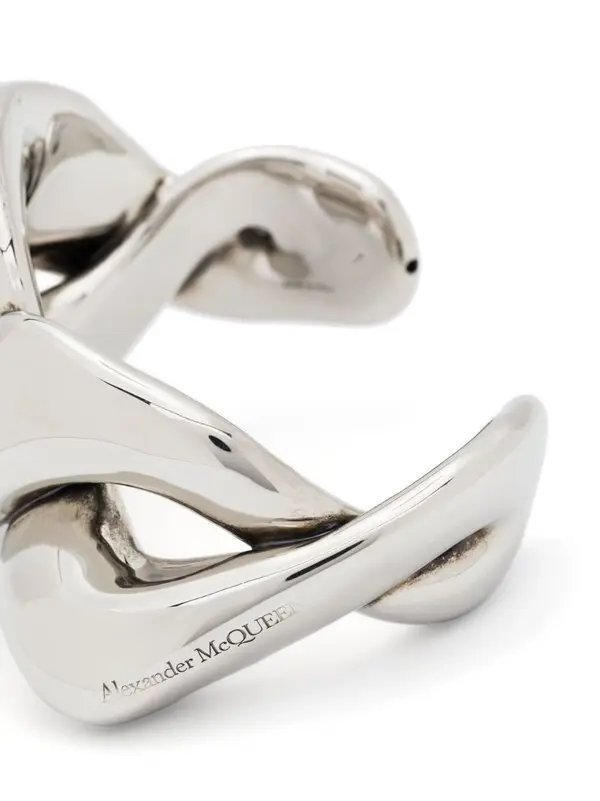 Alexander McQueen Twisted Cuff Bracelet