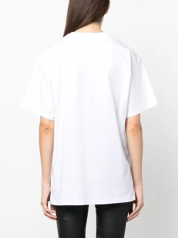 Moschino Teddy Bear-print Cotton T-shirt - White