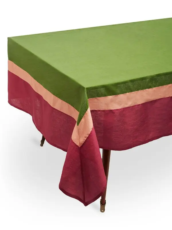La DoubleJ Rainbow Linen Tablecloth