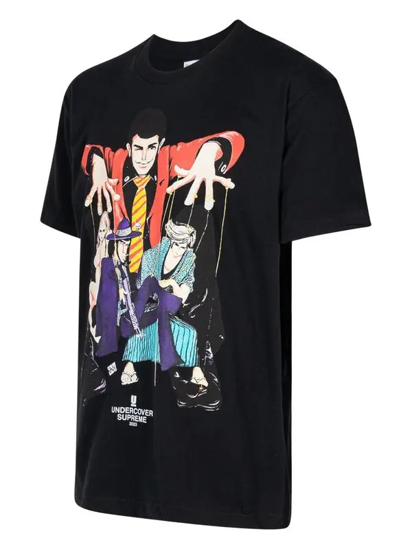 Supreme X Undercover Lupin Cotton T-Shirt - Black | Editorialist