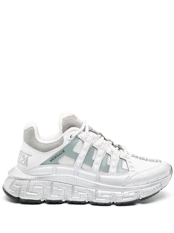 Versace Trigreca Leather Sneakers