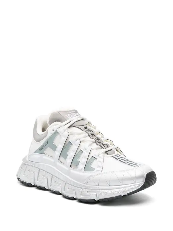 Versace Trigreca Leather Sneakers