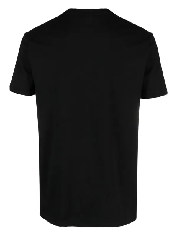 Dolce & Gabbana Logo-embroidered T-shirt - Black