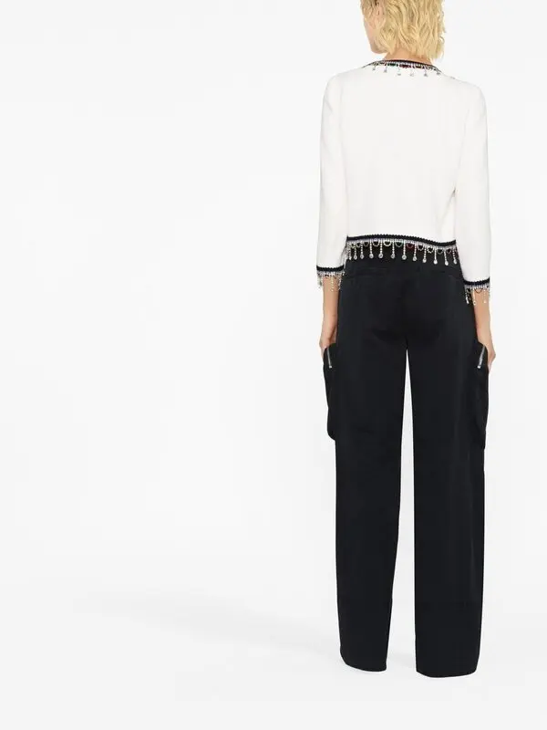 Dsquared2 Crystal-embellished Cropped Jacket