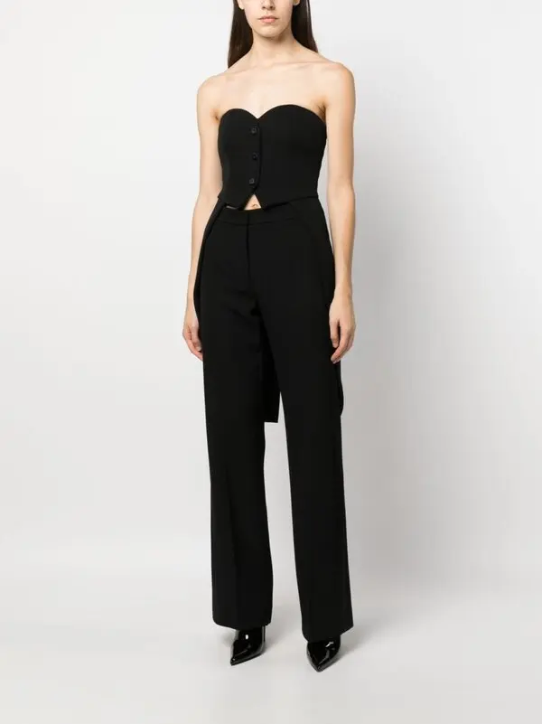 Moschino Asymmetric Virgin-wool Top