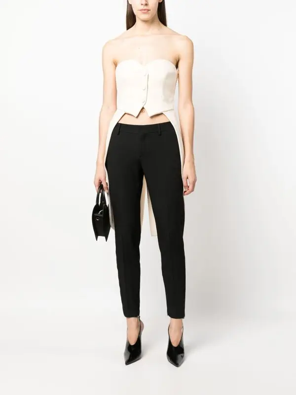 Moschino Asymmetric Virgin-wool Top