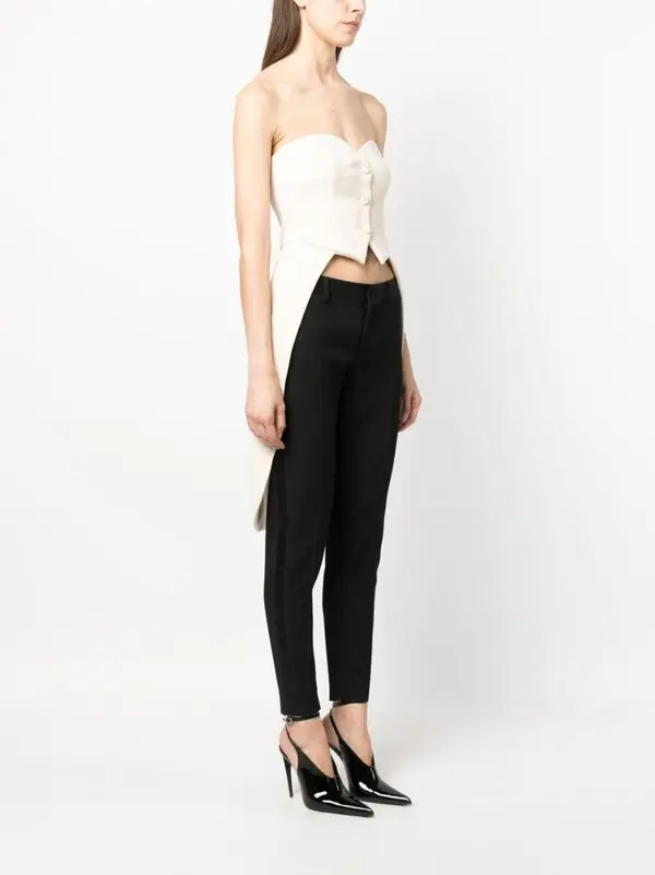 Moschino Asymmetric Virgin-wool Top