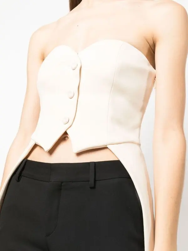 Moschino Asymmetric Virgin-wool Top