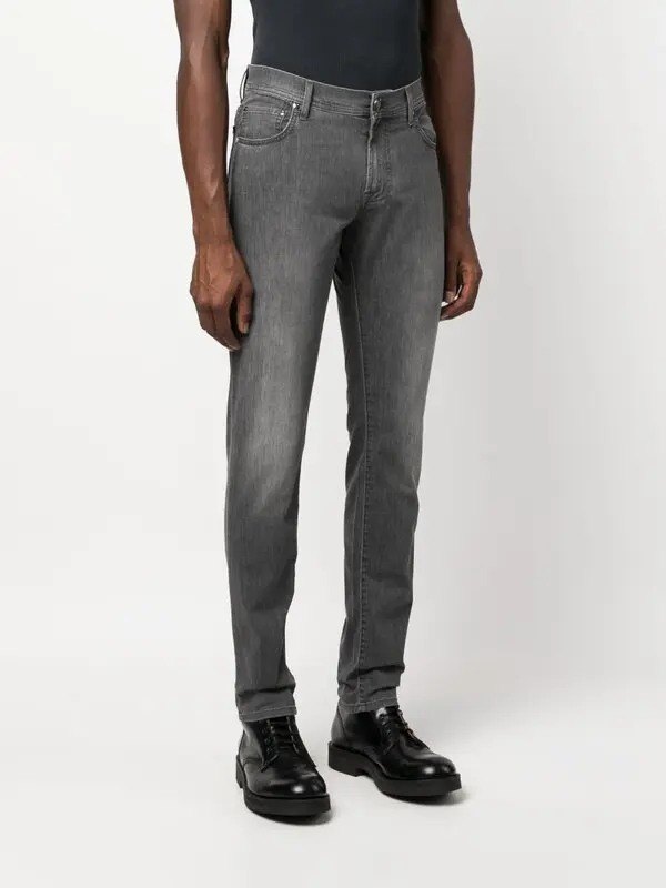 Corneliani Low-rise Straight-leg Jeans