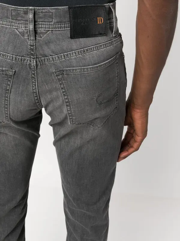 Corneliani Low-rise Straight-leg Jeans