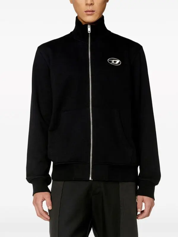 DIESEL® S-ginni-zip-od Sweatshirt - Black