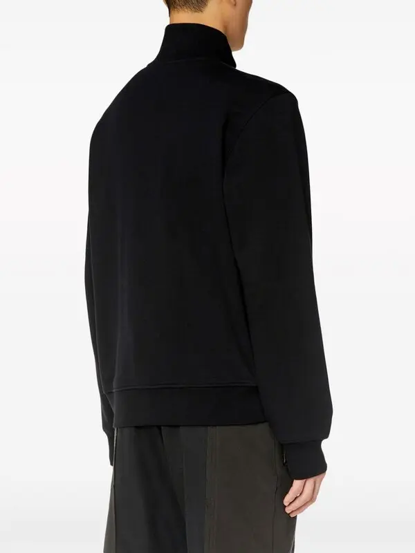 DIESEL® S-ginni-zip-od Sweatshirt - Black