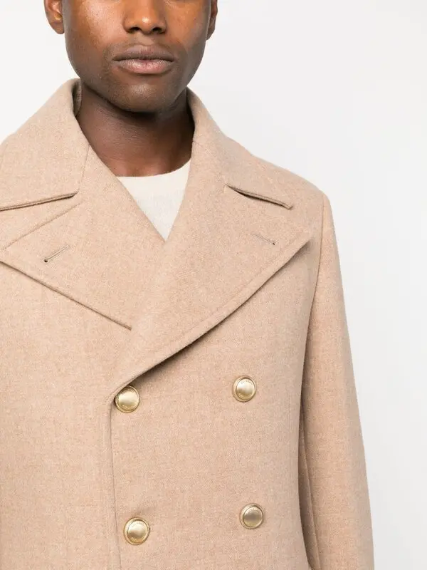 Brunello Cucinelli Double-breasted Wool-blend Coat