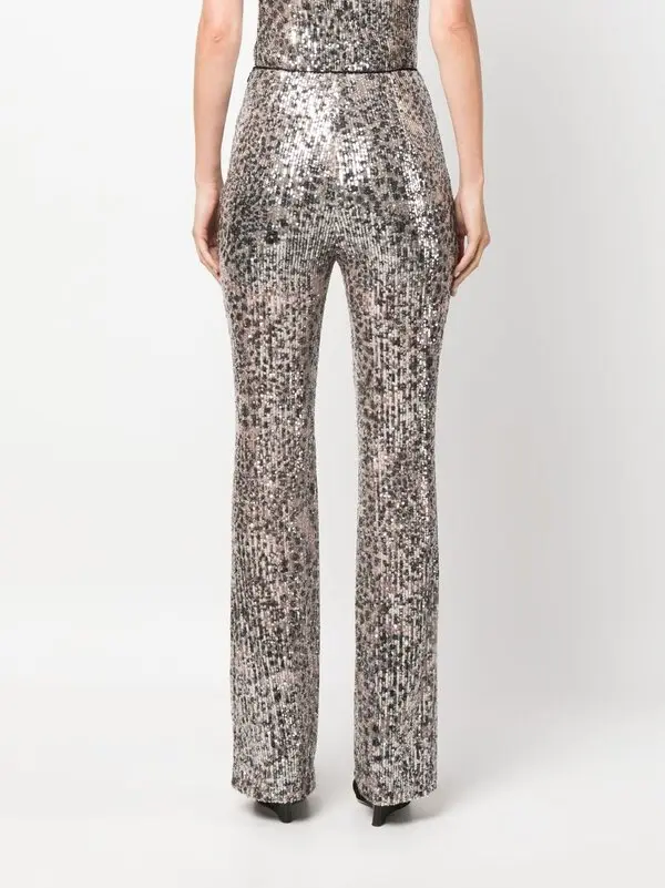 Liu Jo Sequin-embellished Trousers - Neutrals