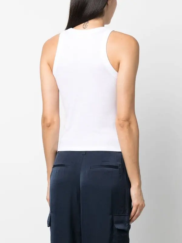 Ba&sh Fine-ribbed Cotton Tank Top