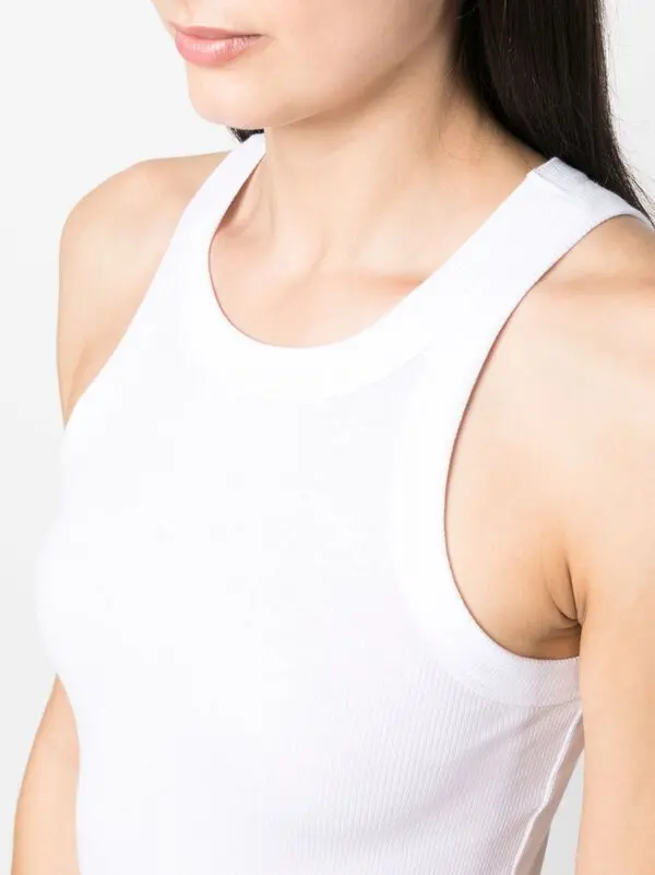 Ba&sh Fine-ribbed Cotton Tank Top
