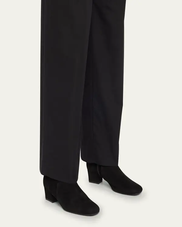 Aquatalia Stassi Stretch Suede Ankle Boots