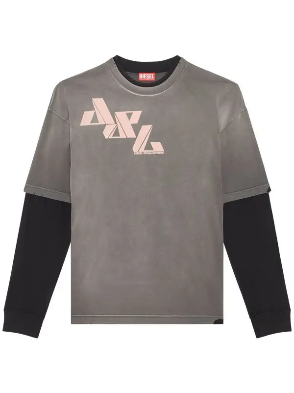 DIESEL® T-wasy-ls Layered T-shirt
