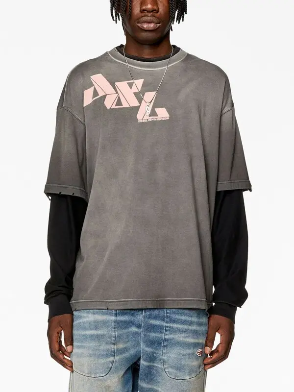 DIESEL® T-wasy-ls Layered T-shirt