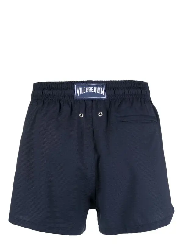 Vilebrequin X The Woolmark Company Drawstring Swim Shorts - Blue