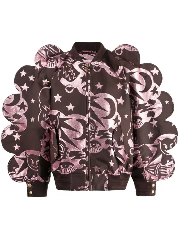 WALTER VAN BEIRENDONCK Wings Oversized Bomber Jacket