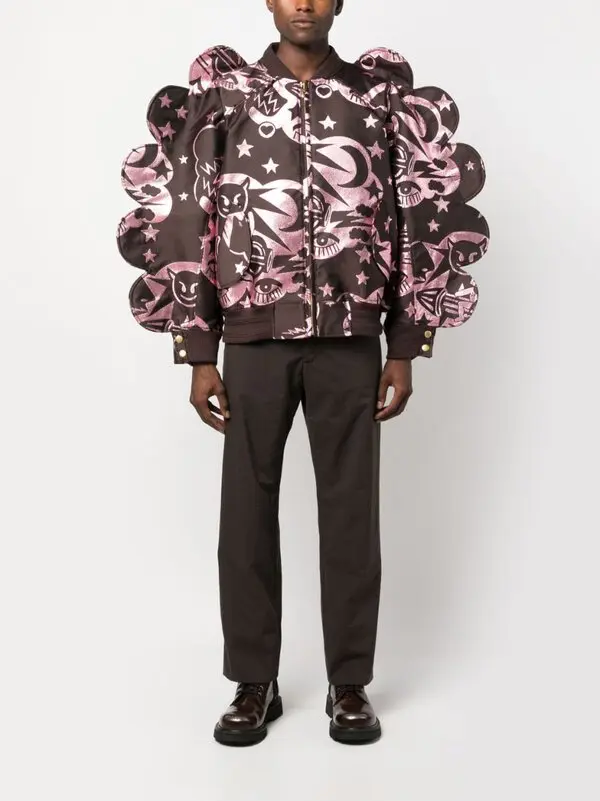 WALTER VAN BEIRENDONCK Wings Oversized Bomber Jacket