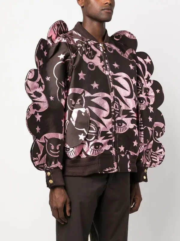 WALTER VAN BEIRENDONCK Wings Oversized Bomber Jacket