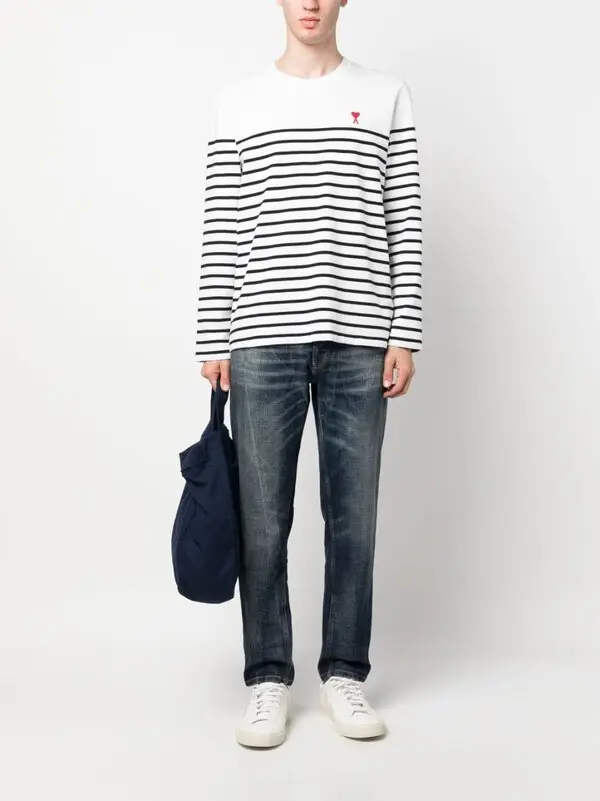 DONDUP Whiskering-effect Straight Leg Jeans - Blue