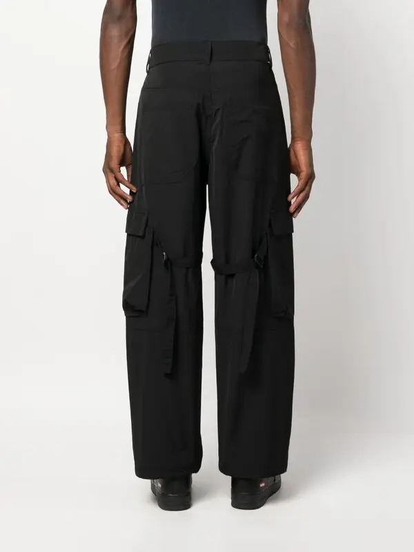 44 LABEL GROUP Cargo-pocket Cotton-blend Trousers