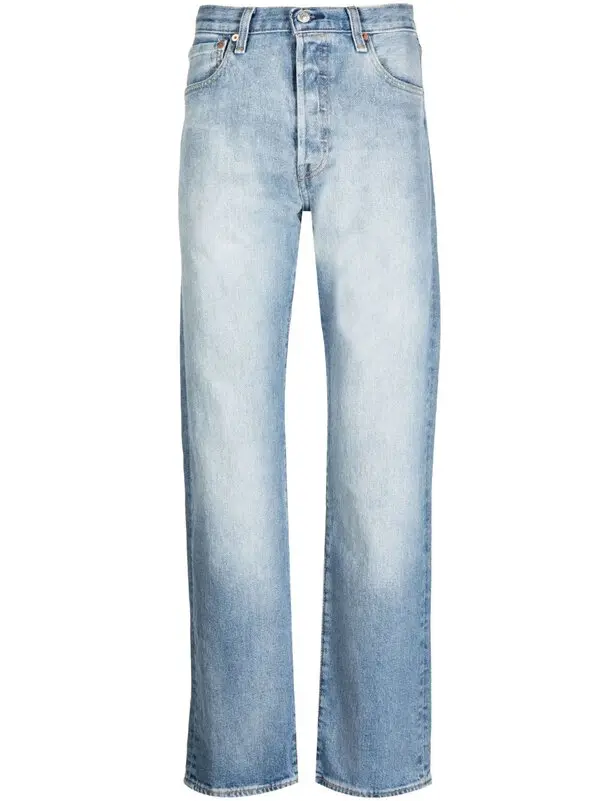 LEVI'S Mid-rise Straight-leg Jeans - Blue