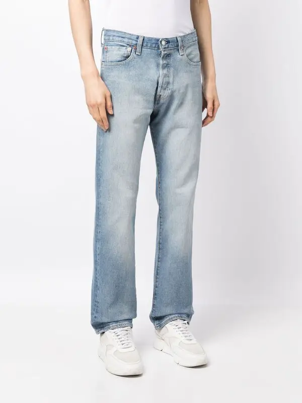 LEVI'S Mid-rise Straight-leg Jeans - Blue