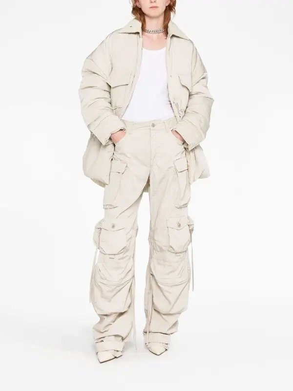 Attico High-waisted Cargo Trousers