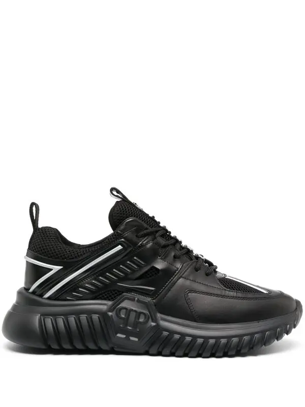 Philipp Plein Runner Hexagon Panelled Sneakers