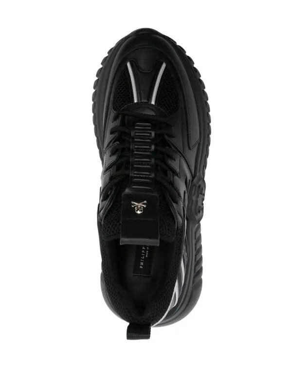 Philipp Plein Runner Hexagon Panelled Sneakers