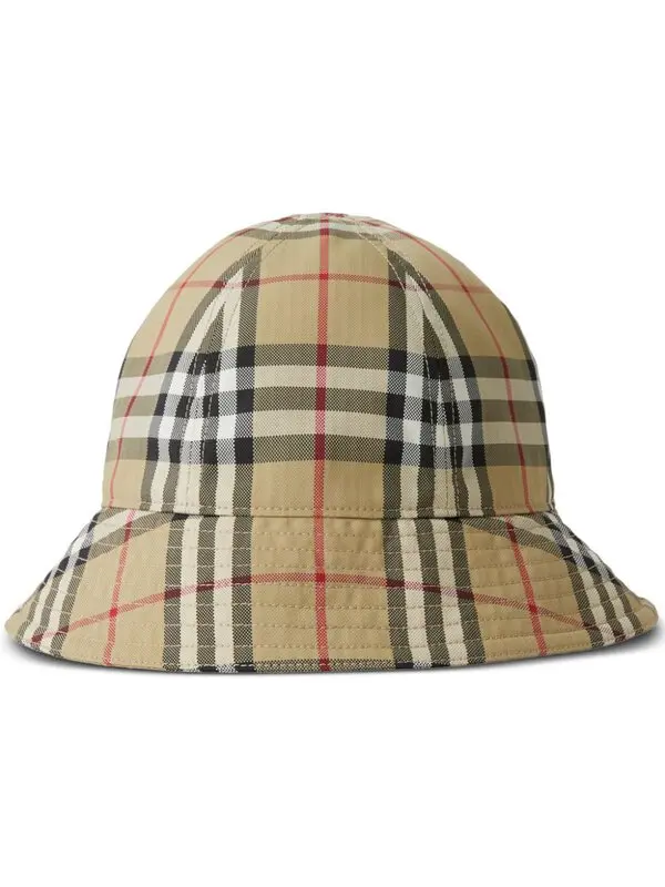 Burberry Vintage Check Bucket Hat - Neutrals