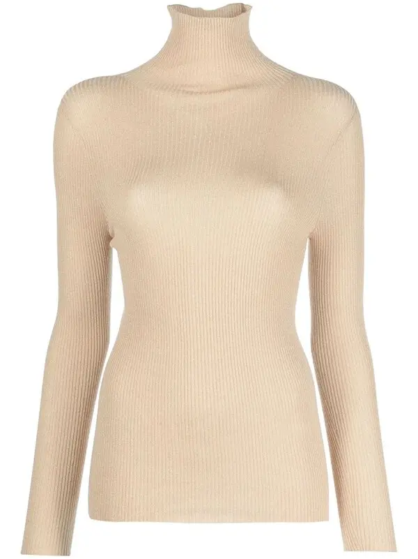 Fabiana Filippi Ribbed-knit Jumper - Neutrals