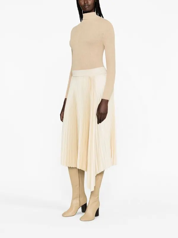 Fabiana Filippi Ribbed-knit Jumper - Neutrals