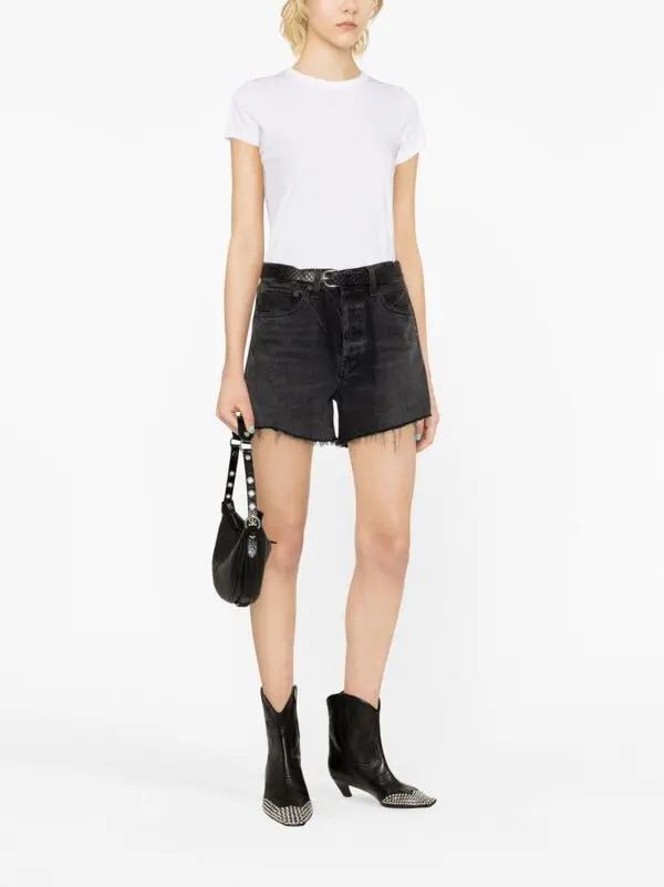 Rag & Bone Slub Organic Cotton T-shirt - White