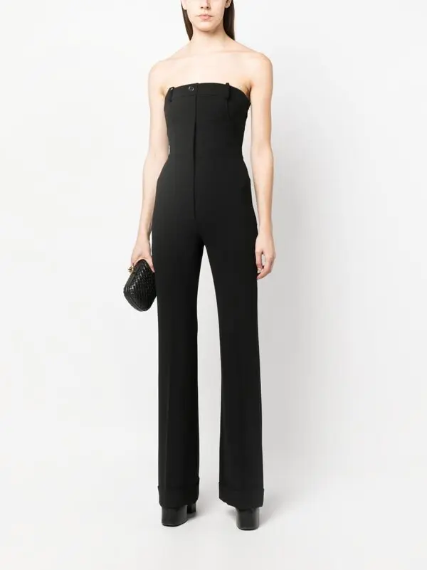 Moschino Strapless Fitted Waistline Jumpsuit