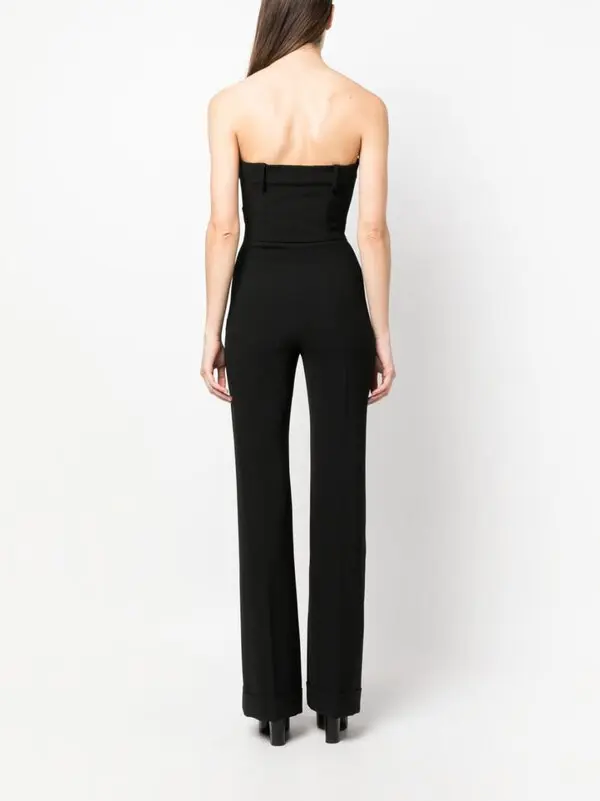 Moschino Strapless Fitted Waistline Jumpsuit