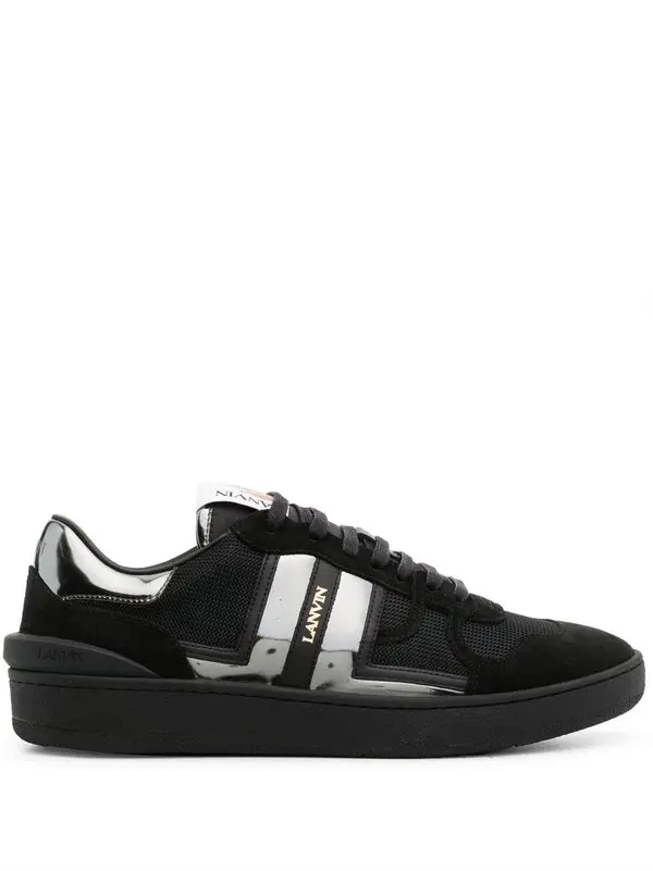 LANVIN Clay Lace-up Sneakers - Black