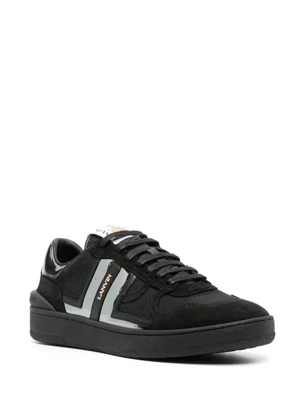 LANVIN Clay Lace-up Sneakers - Black