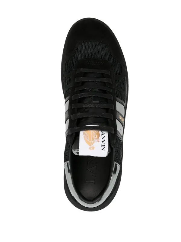LANVIN Clay Lace-up Sneakers - Black