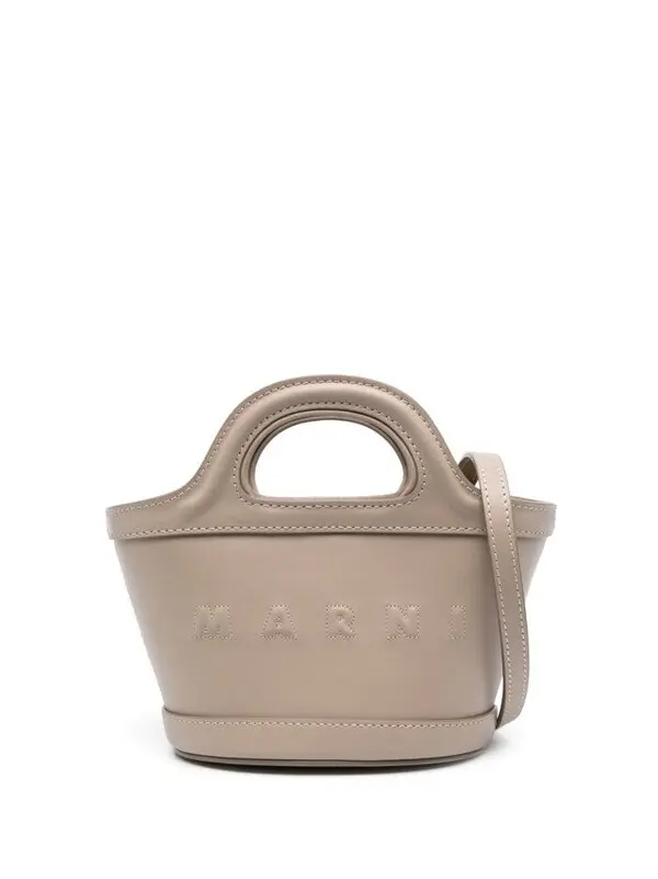 Marni Micro Tropicalia Leather Tote Bag